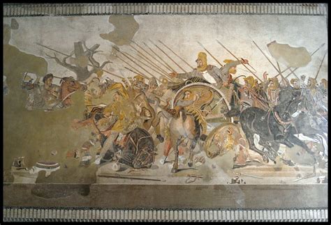 Alexander The Great Fighting At The Battle Of Issus Agains… Flickr
