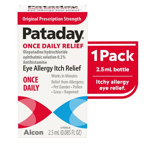 Pataday Once Daily Eye Allergy Itch Relief Eye Australia Ubuy