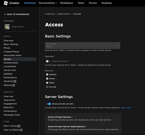 disabling private servers on a game with many active subscriptions
