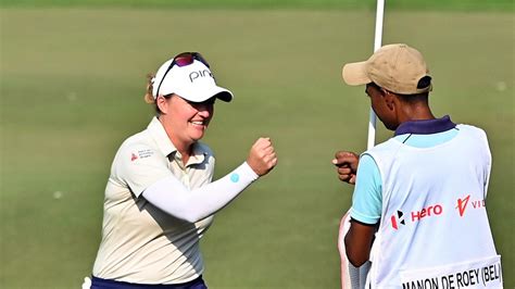 Womens Indian Open Belgiums De Roey Jumps To Joint Lead On Day 3