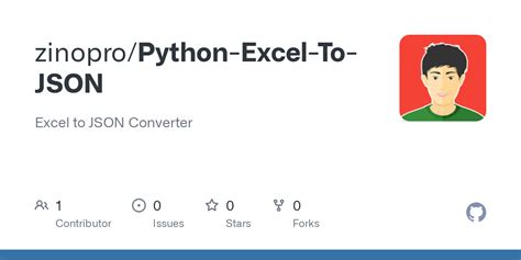 Github Zinopropython Excel To Json Excel To Json Converter