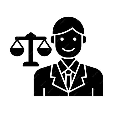 Premium Vector Lawyer Icon Vector On Trendy Design