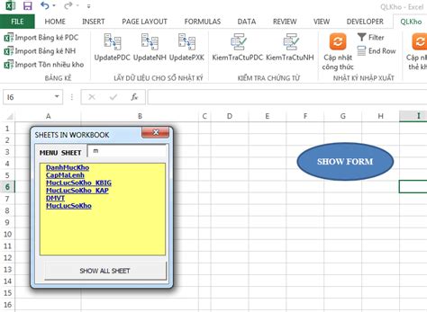 Tạo Danh Mục Menu Sheet Bằng Form Vba Quản Lý Và Tự Động Cập Nhật Sheet Mới Trong Excel 102025