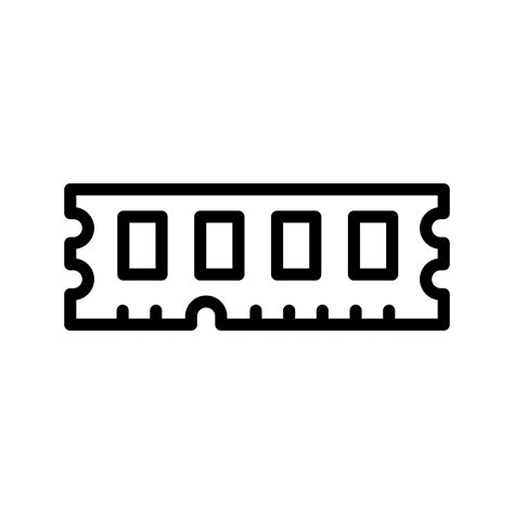 Ram Vector Icon 357784 Vector Art At Vecteezy