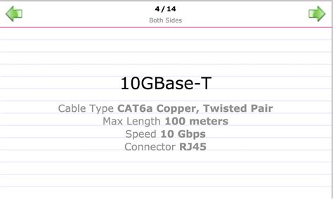 Ethernet Cable Length Speed Flashcards TardySlip