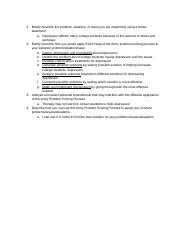 Army Problem Solving Process Docx Briefly Describe The Problem Situation Or Issue You Are