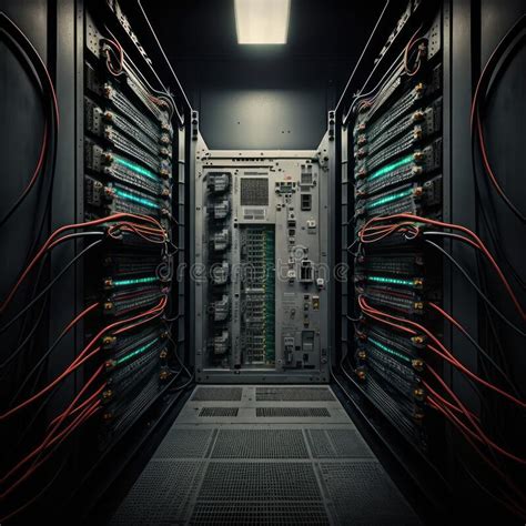 Servers Data Center Room Generative Ai Stock Image Image Of Science Mainframe 270774157