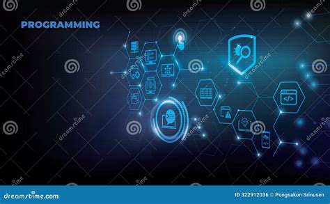 Software Engineering Or Programming Vector Illustration Software