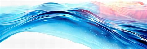 Waving Through Digital Space Abstract Blue Design With Elegant Curves