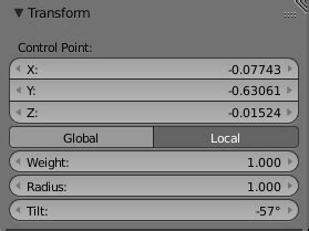 Transforms Why Does A Bezier Curve Twist When Rotated Blender Stack Exchange