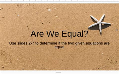 Identifying Equivalent Expressions Activity By Mrs Weavers Projects