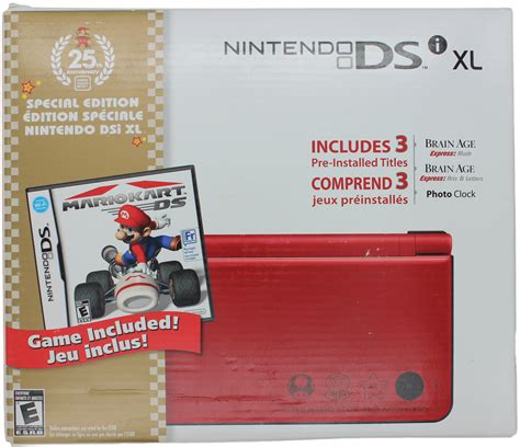 Nintendo Dsi Xl Red [25th Anniversary Super Mario Bros Special Editi