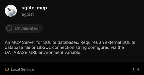 Sqlite Mcp Mcp Servers · Lobehub
