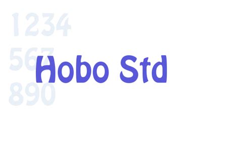Hobo Std Font Free Download Now