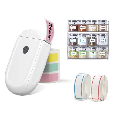 Label Maker Machine With Tape P11 Wireless Labels Maker Portable Mini Label Printer Easy To