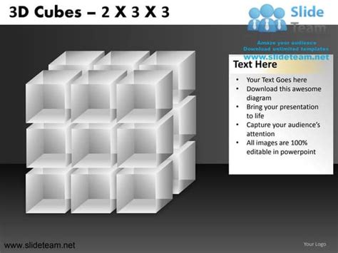 3d Cubes 2x2x2 Powerpoint Presentation Slides Db Ppt Templates Pdf