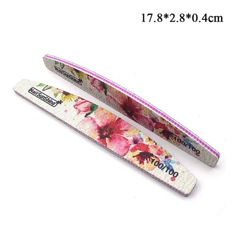 10 шт лот пилочка для ногтей 100 180 шлифования буферный блок маникюр педикюр Полировка Ногтей