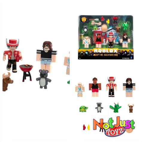 Roblox Adopt Me Backyard Bbq Figure Pack Includes Exclusive Virtual