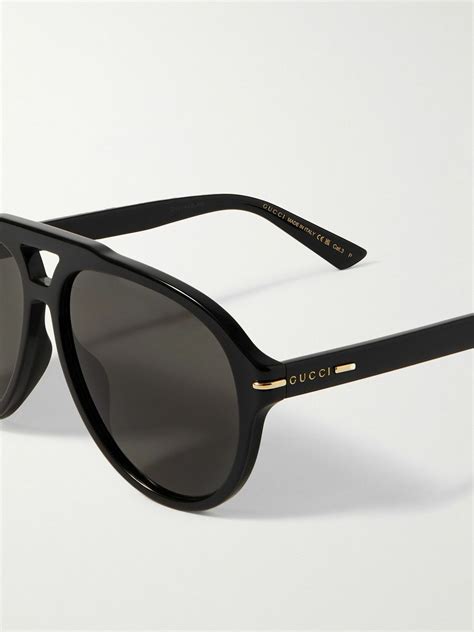 Gucci Eyewear Aviator Style Acetate Sunglasses Gucci
