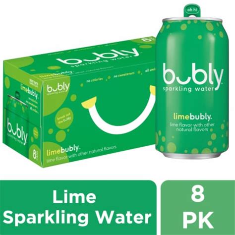 Bubly™ Lime Flavored Sparkling Water Cans 8 Pk 12 Fl Oz Smiths Food And Drug