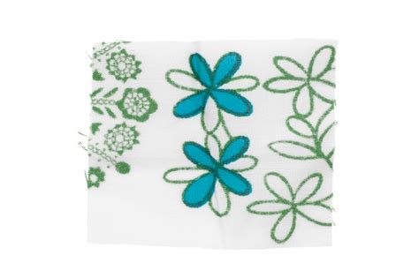 Premium Photo Fabric Sample Isolated