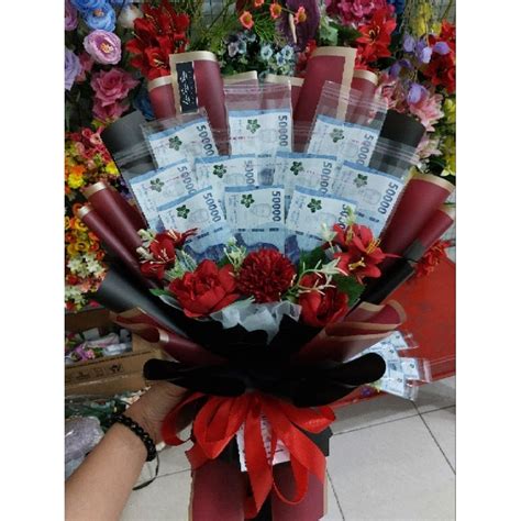 Jual Buket Bunga Duit 10lembar Shopee Indonesia