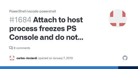 Attach To Host Process Freezes Ps Console And Do Not Break In Vscode