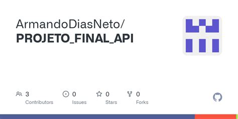 github armandodiasneto projeto final api