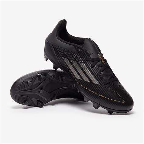 Adidas F50 Club Firm Ground Core Black Iron Met Gold Met Adult