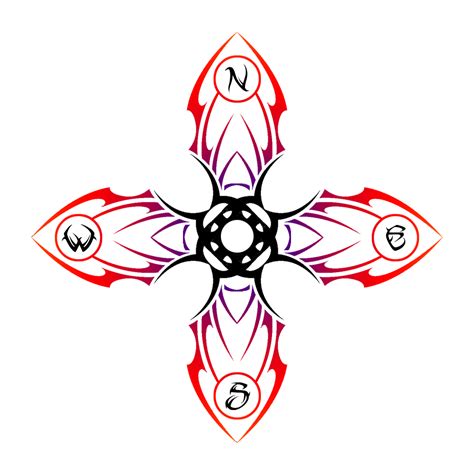 Tribal Compass By Seanflanneryart On Deviantart