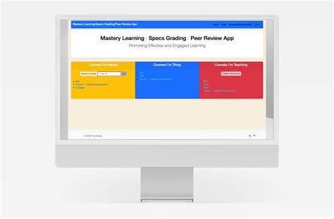 Mastery Learningspecs Gradingpeer Review App Nan Wang