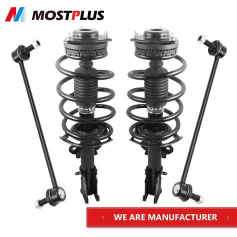 Mostplus Set4 Front Strut Shocks Sway Bar End Link For 2008 2020