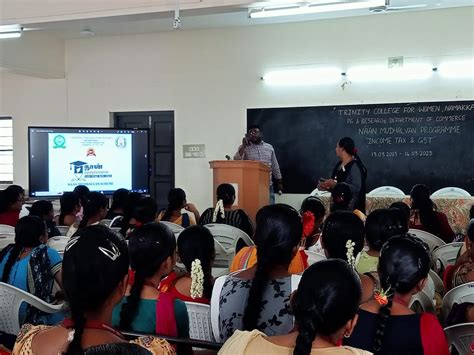 As A Part Of Naan Mudhalvan Scheme I Am The First Trinity College For Women Namakkal