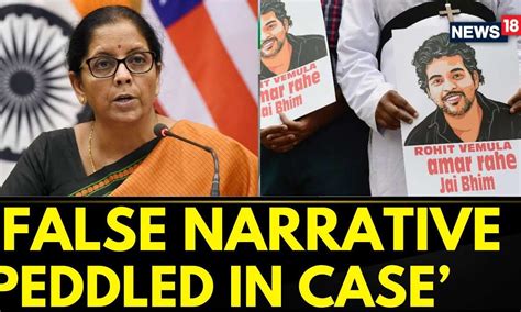 Rohith Vemula Case Finance Minister Weighs In On Rohith Vemula Case