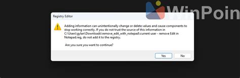 Cara Hapus Edit In Notepad Di Context Menu Windows 11 Winpoin