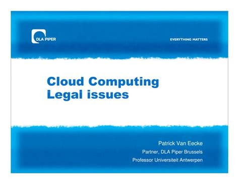 Cloud Computing Legal Issues Pdf