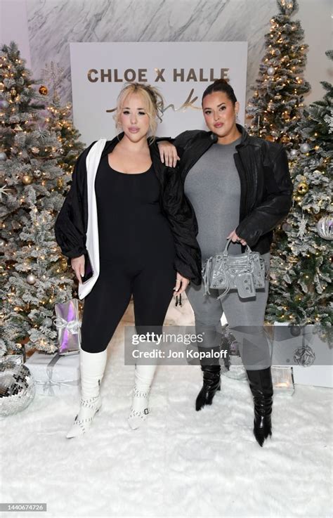 Gabi Menard And Emma Arletta Attend The Chloe X Halle Launch Of Their
