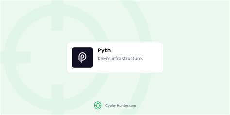 Pyth PYTH Oracles CypherHunter