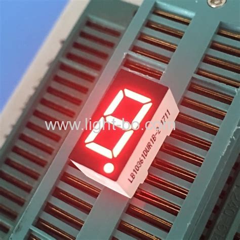 Common Cathode Ultra Bright Red 0 36 Inch Single Digit 7 Segment Led Display Manufacturers And