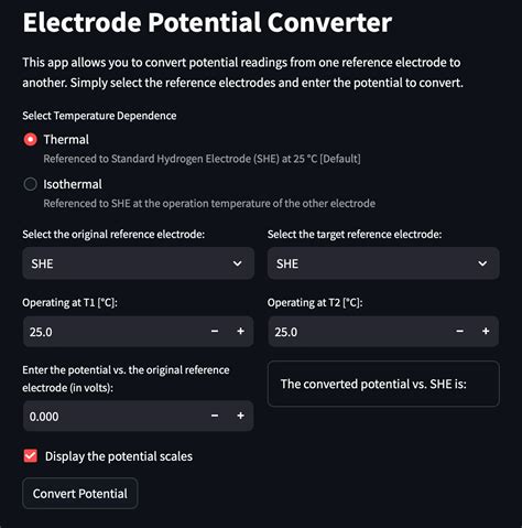Reference Electrode Converter How To Convert Reference Electrodes Qwdkn