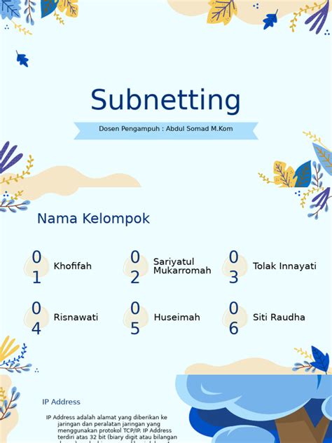 Sub Netting Pdf