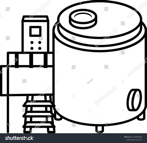 Milk Pasteurization Unit Control Panel Concept Stock Vector Royalty Free 2216910459 Shutterstock