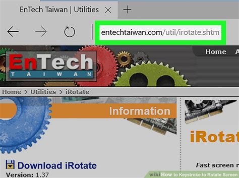 How To Keystroke To Rotate Screen 9 Steps With Pictures