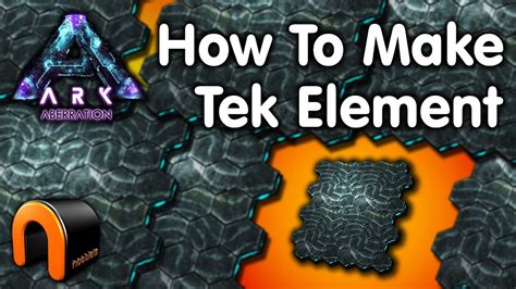 Ark How To Make Tek Element On Aberration Youtube