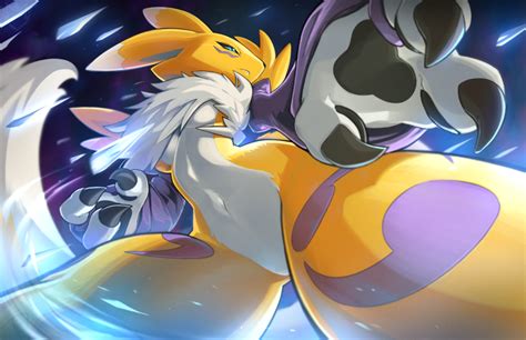 Ero Digimon Anthro Ero Digimon Renamon Dansyron Anthro Digimon