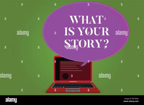 Word Writing Text What Is Your Storyquestion Business Concept For Tell