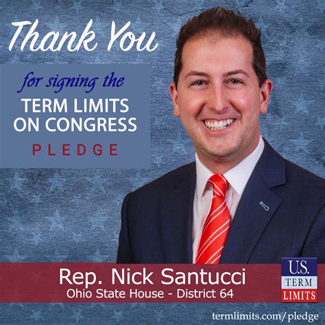 Rep Nick Santucci Pledges To Support Congressional Term Limits Us Term Limits