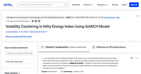 Volatility Clustering In Nifty Energy Index Using Garch Model