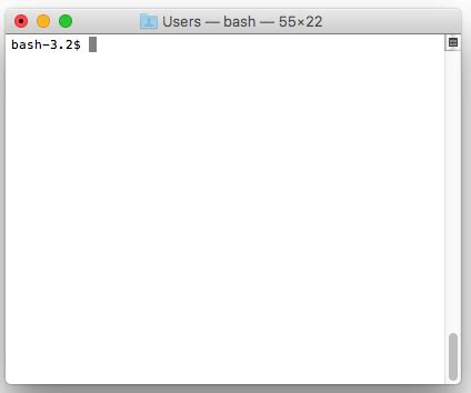 Opening Mac Terminal Code Care