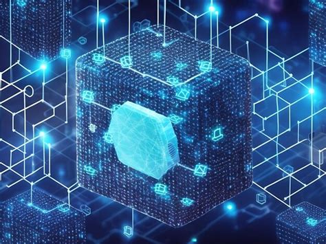 Premium Photo Blockchain Technology Concept Ai Generated